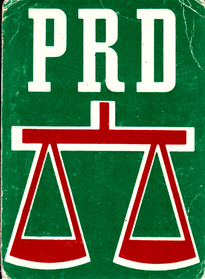 PARTIDO RENOVADOR DEMOCRÁTICO (PRD) – AUTOCOLANTES, PINS, CALENDÁRIOS ...