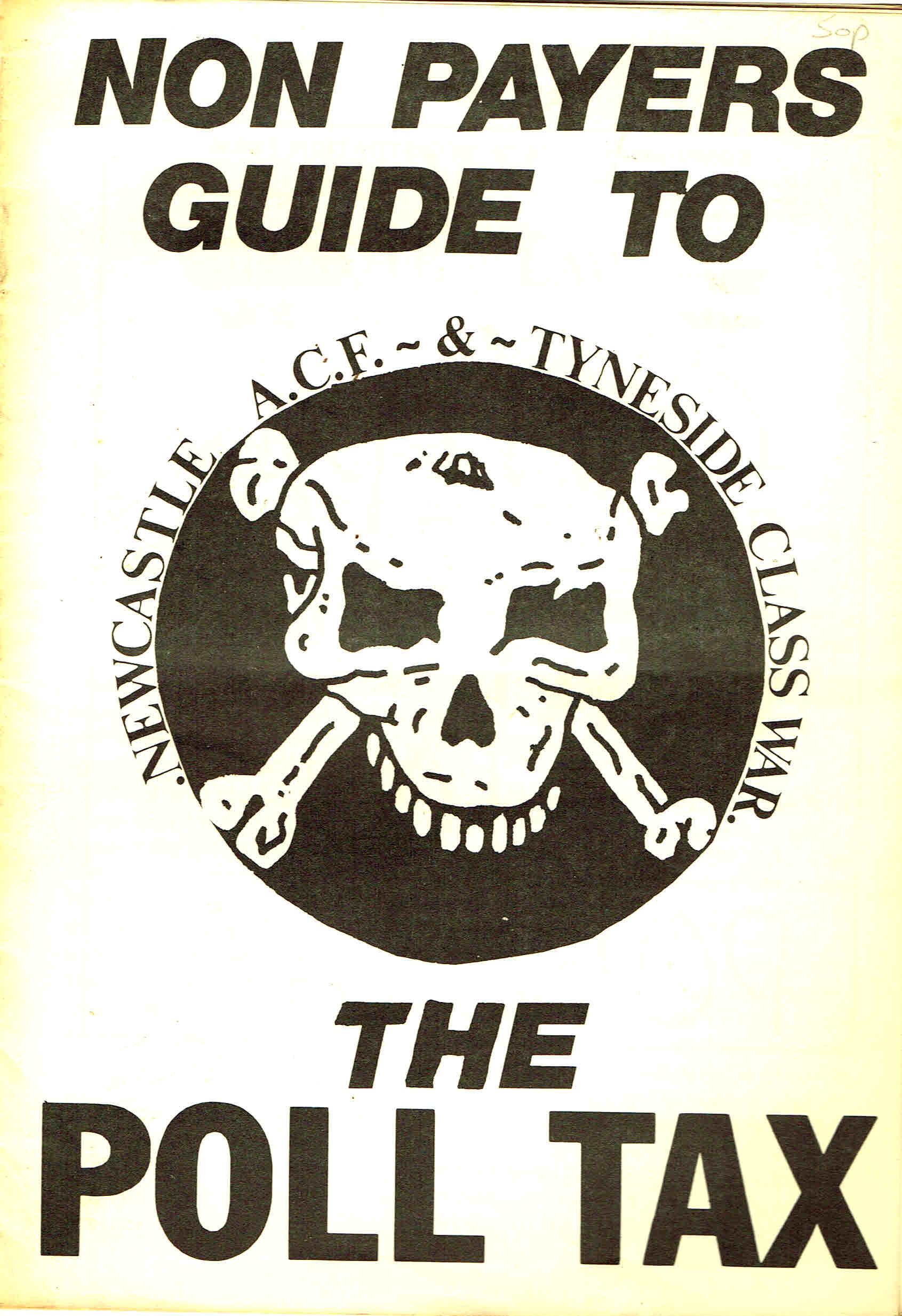 non payers guide to the poll tax – EPHEMERA – Biblioteca e arquivo de ...