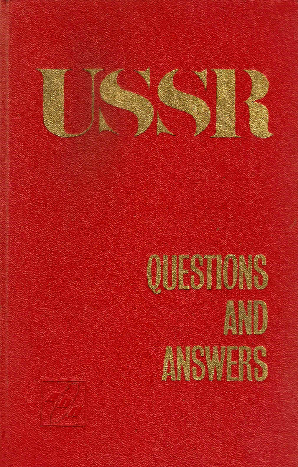 ussr questions and answers – EPHEMERA – Biblioteca e arquivo de José ...