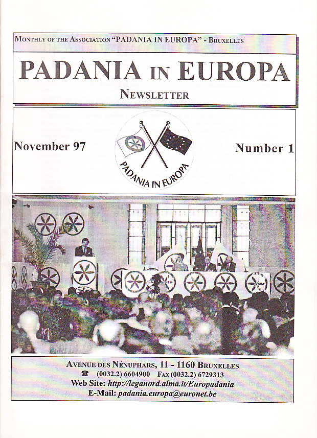 PADANIA IN EUROPA – EPHEMERA – Biblioteca e arquivo de José Pacheco Pereira