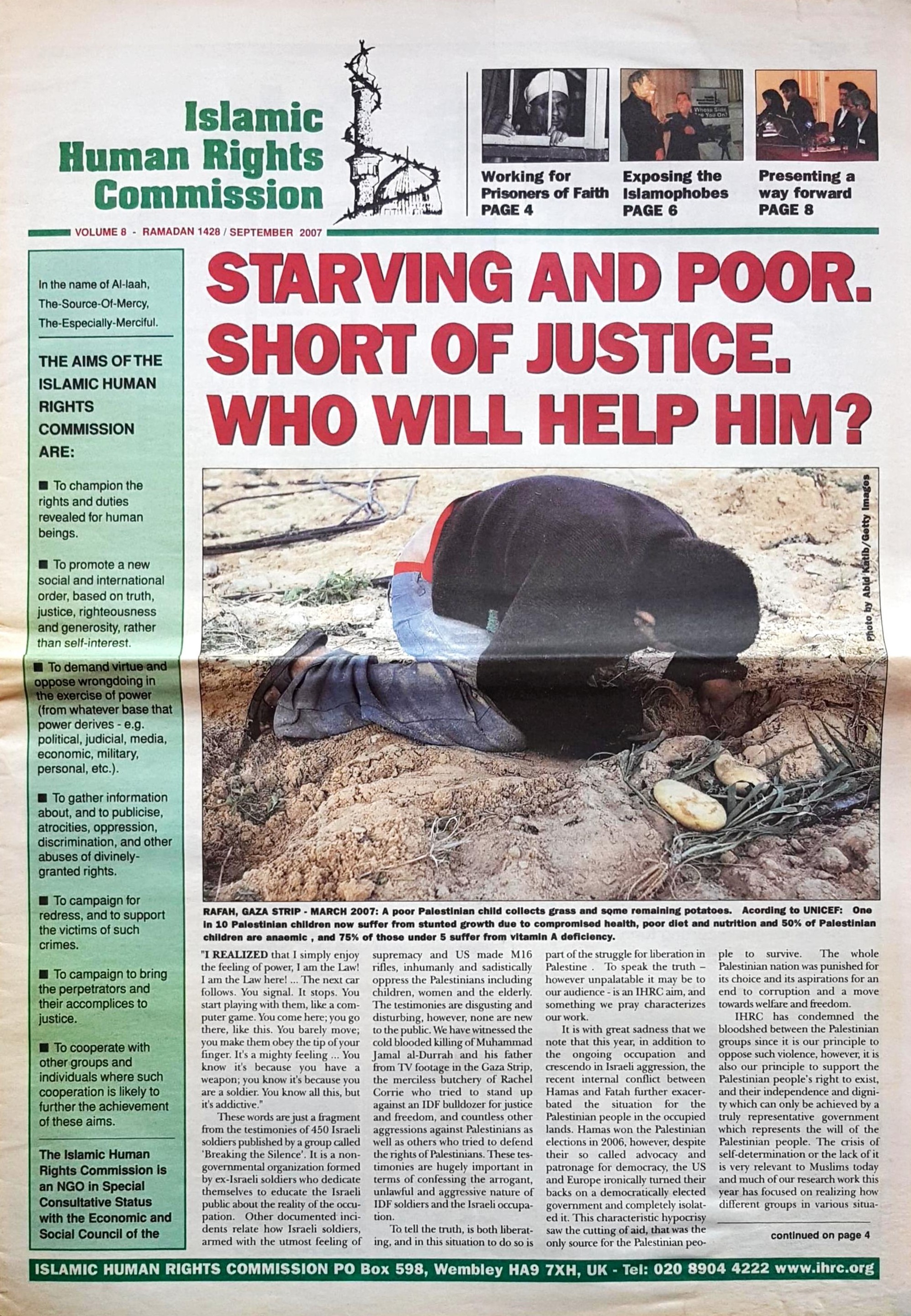 ISLAMIC HUMAN RIGHTS COMMISSION – EPHEMERA – Biblioteca e arquivo de ...