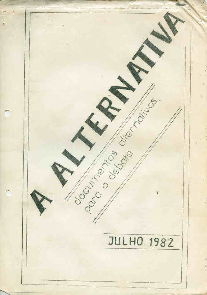 PCP(R) / UJCR – DOCUMENTOS INTERNOS (JULHO DE 1982) – EPHEMERA ...