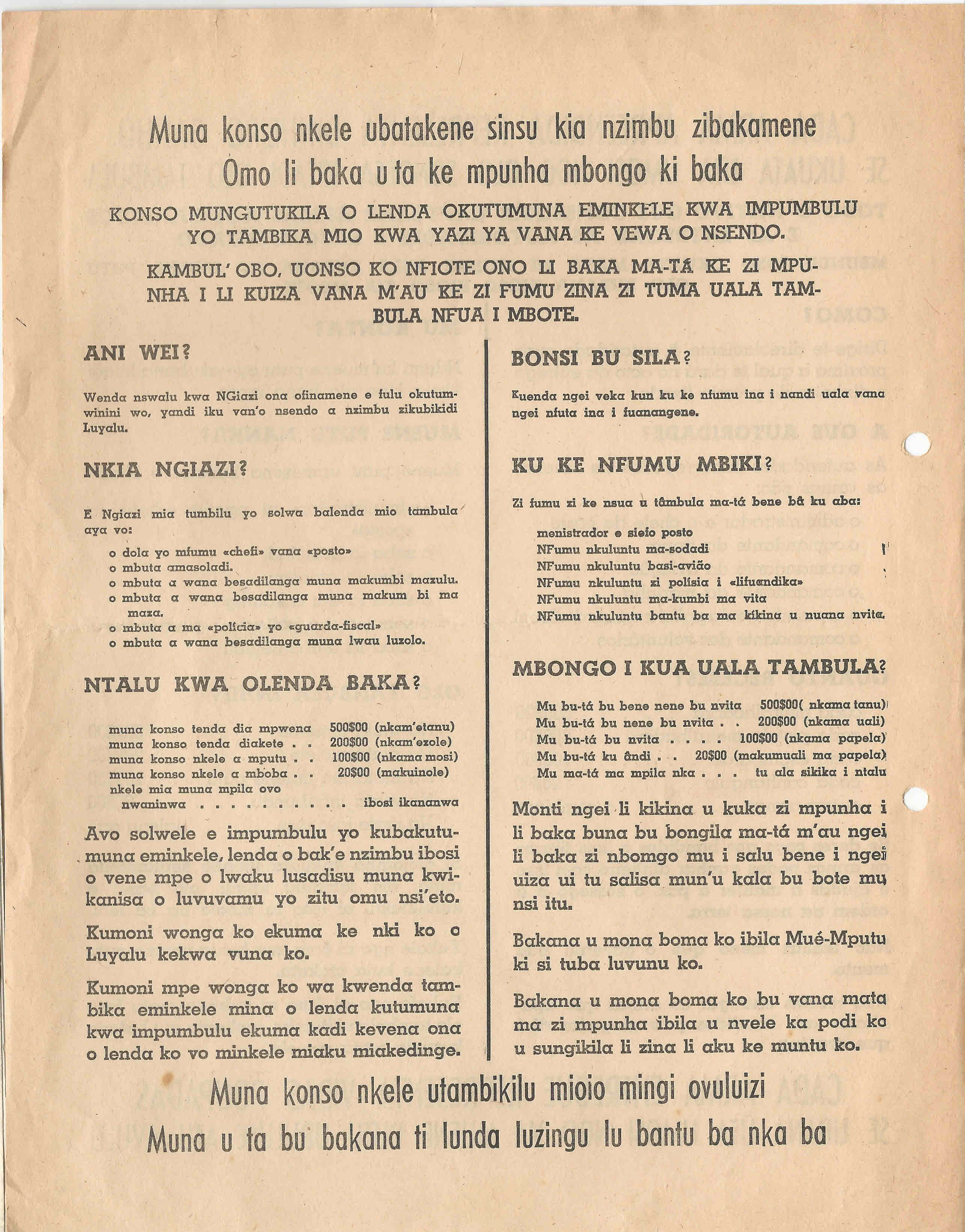 ANGOLA – INFORMAÇÕES MILITARES E OUTROS DOCUMENTOS DO INÍCIO DA GUERRA ...